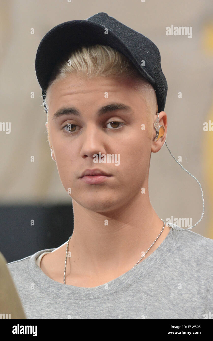 Justin Bieber Performing Live At NBC's "Today" Show Featuring: Justin ...