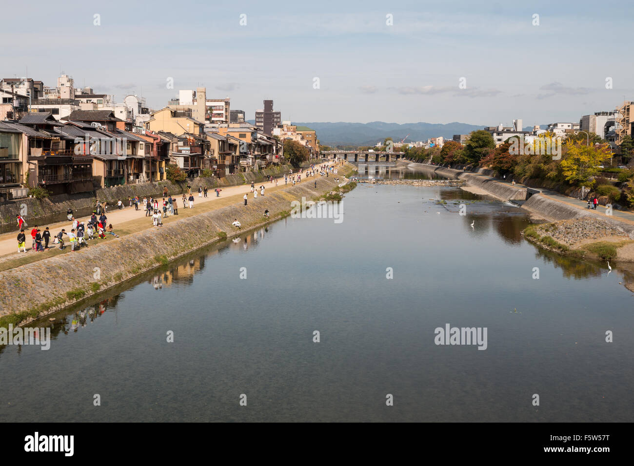 Kamo River in Kyoto Stock Photo - Alamy