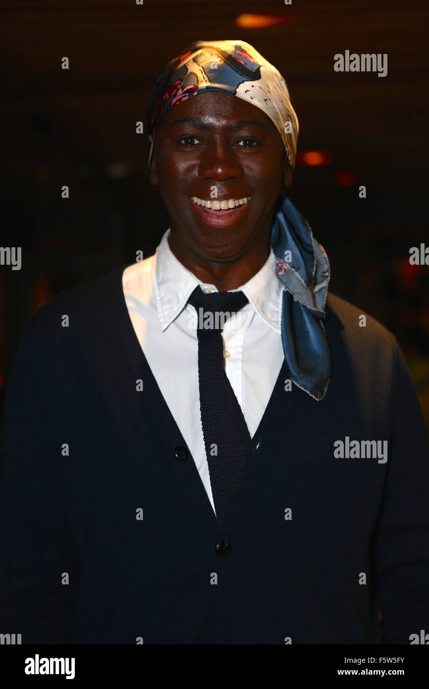 Miss J who is currently filming Supermodel in London arrives at Novikov ...