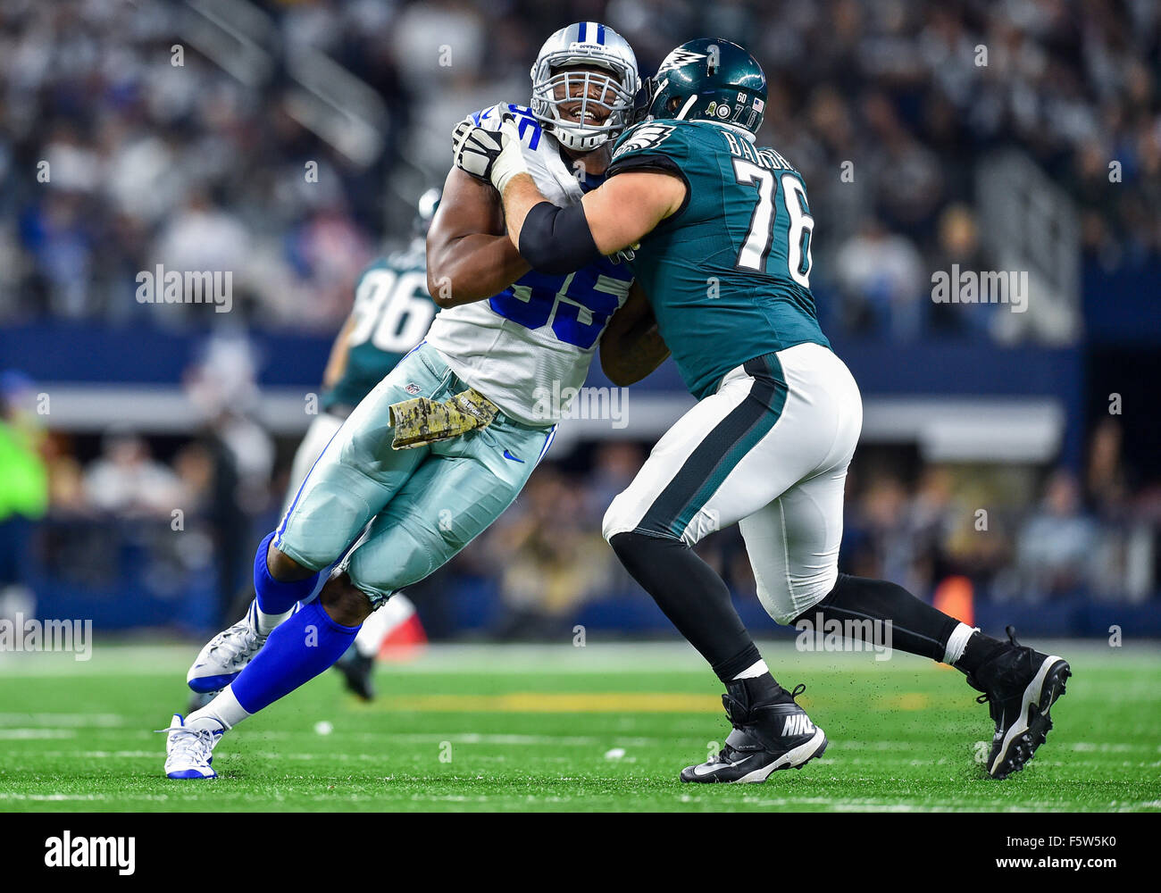 November 08th, 2015:.Dallas Cowboys defensive tackle David Irving (95 ...
