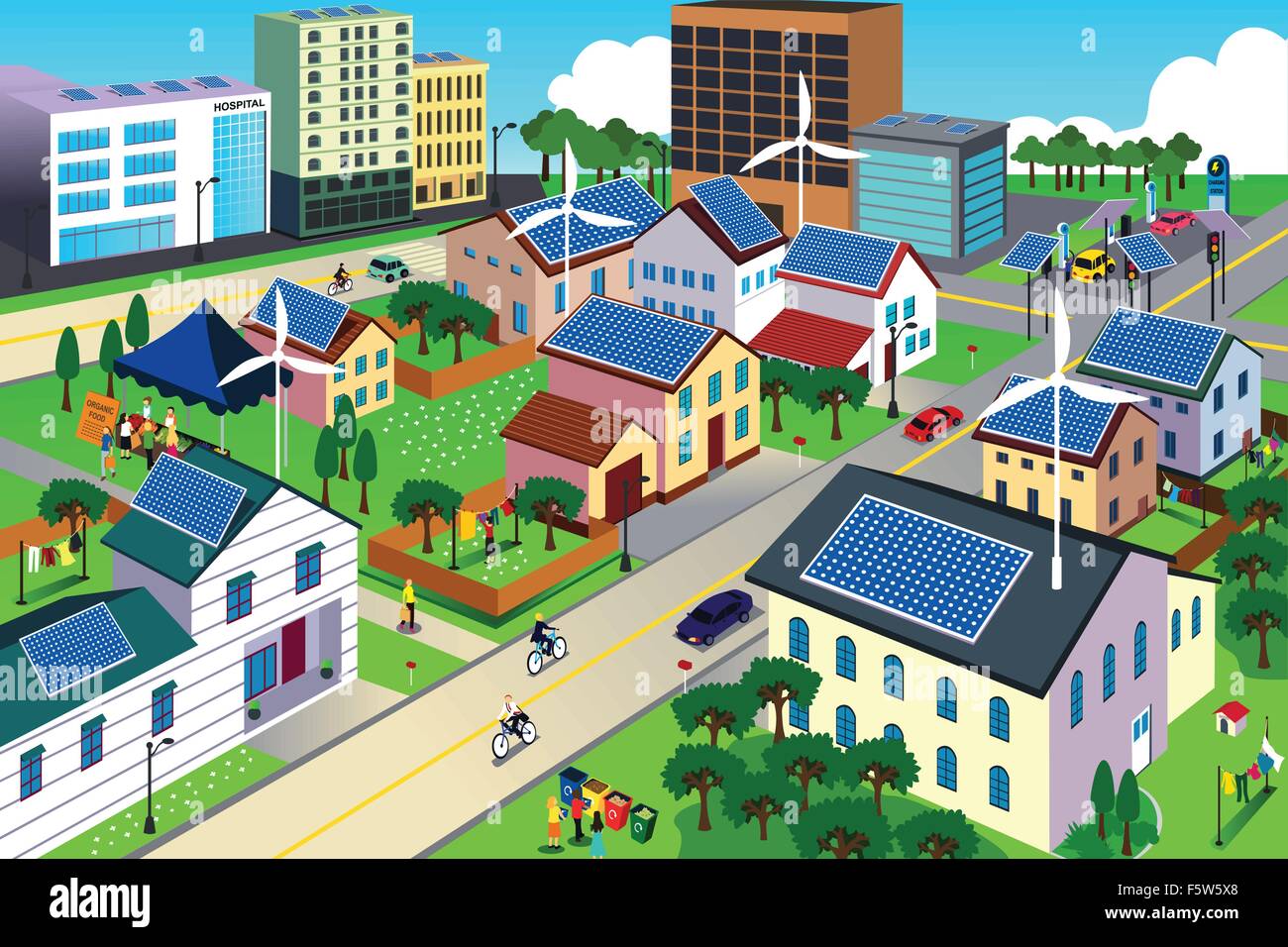 Buying a bicycle Stock Vector Images - Alamy