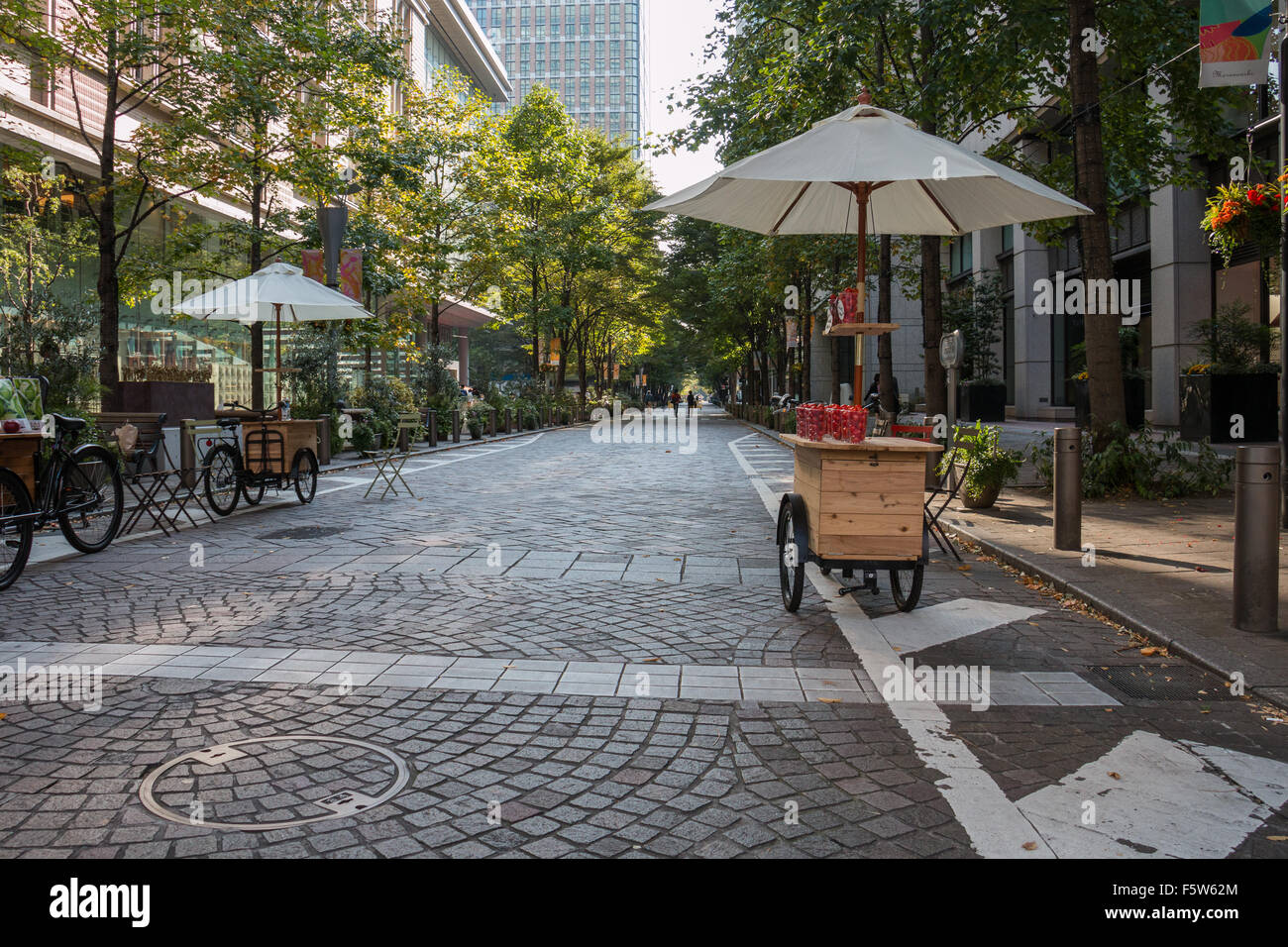 Cosmopolitan street near Tokyo Station Stock Photo - Alamy