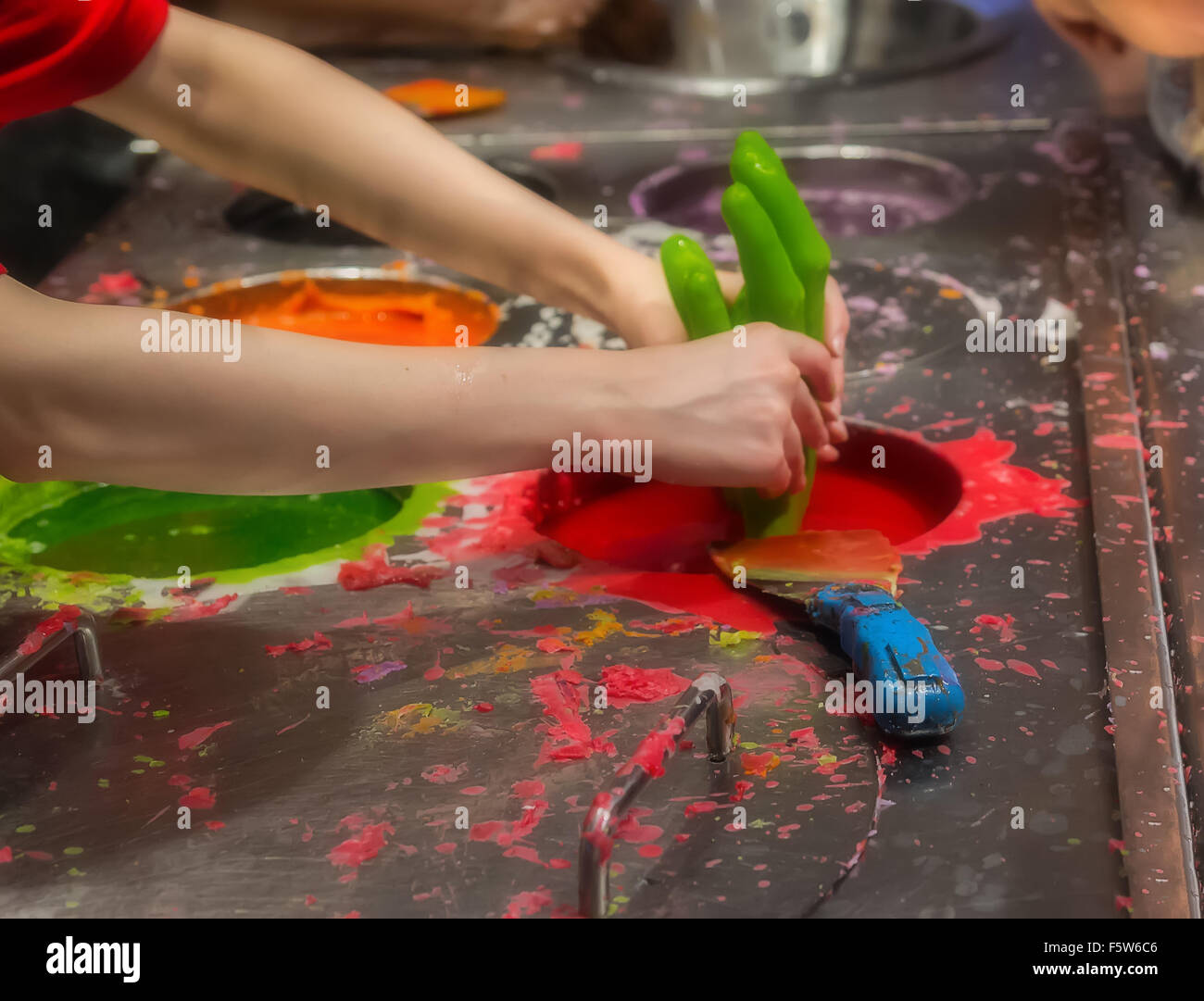 Hands of wax Stock Photo - Alamy