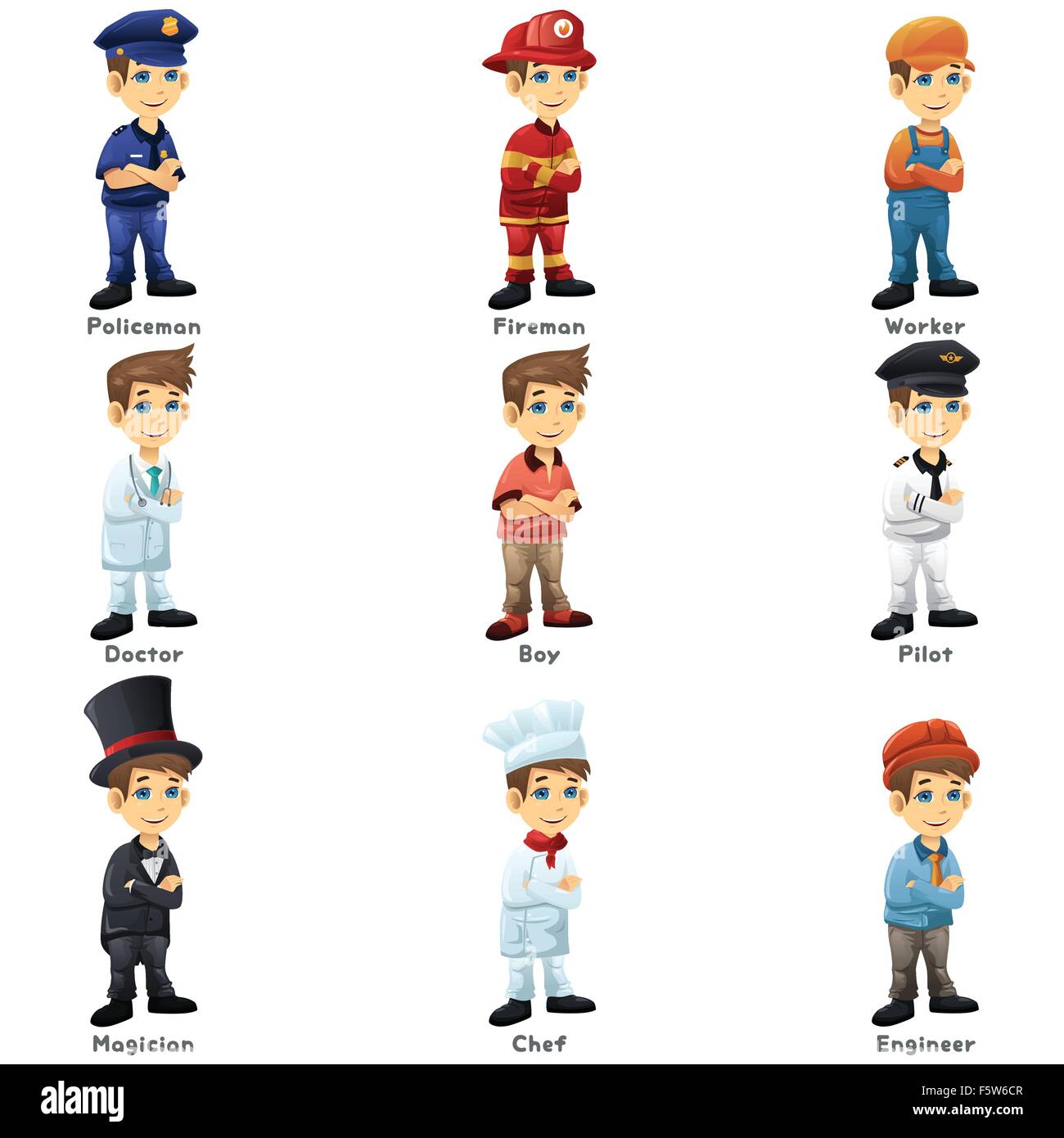 A vector illustration of professionals people Stock Vector Image & Art ...