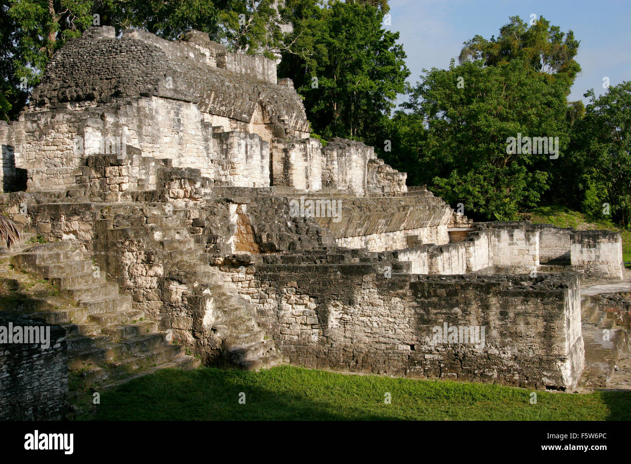 Mayan pyramid in Tikal, Guatemala, South America Stock Photo - Alamy