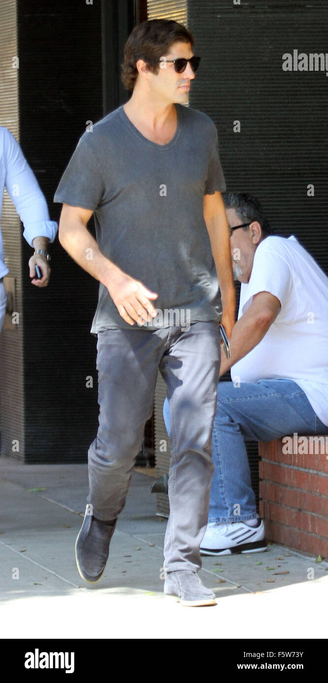 Oil heir Brandon Davis has lunch in Beverly Hills Featuring: Brandon ...