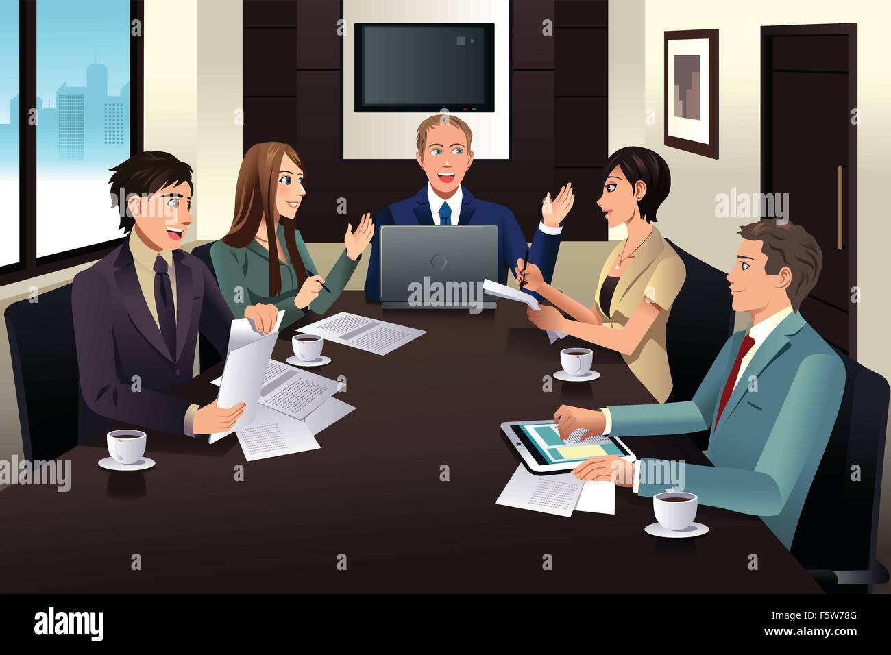 Business Team Vector