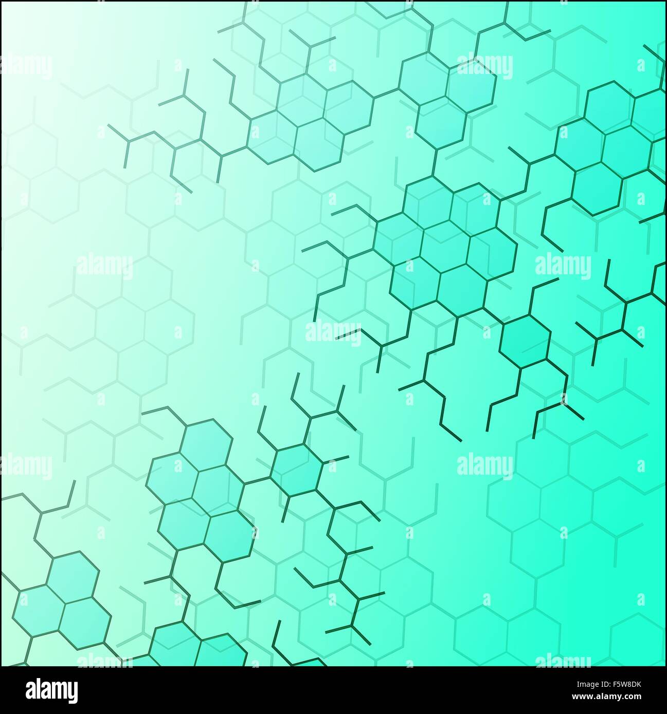 Set Of Digital Backgrounds For Dna Molecule Structure Vector