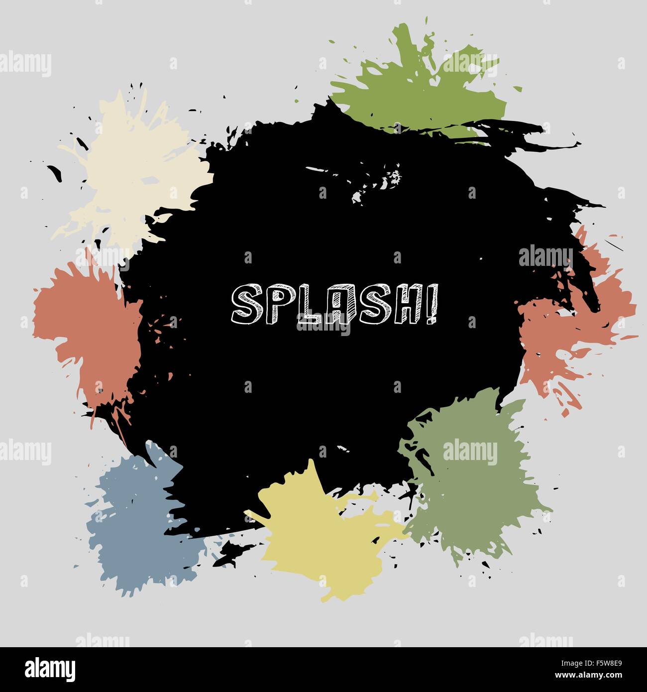 Yellow oil paint background Stock Vector Images - Alamy