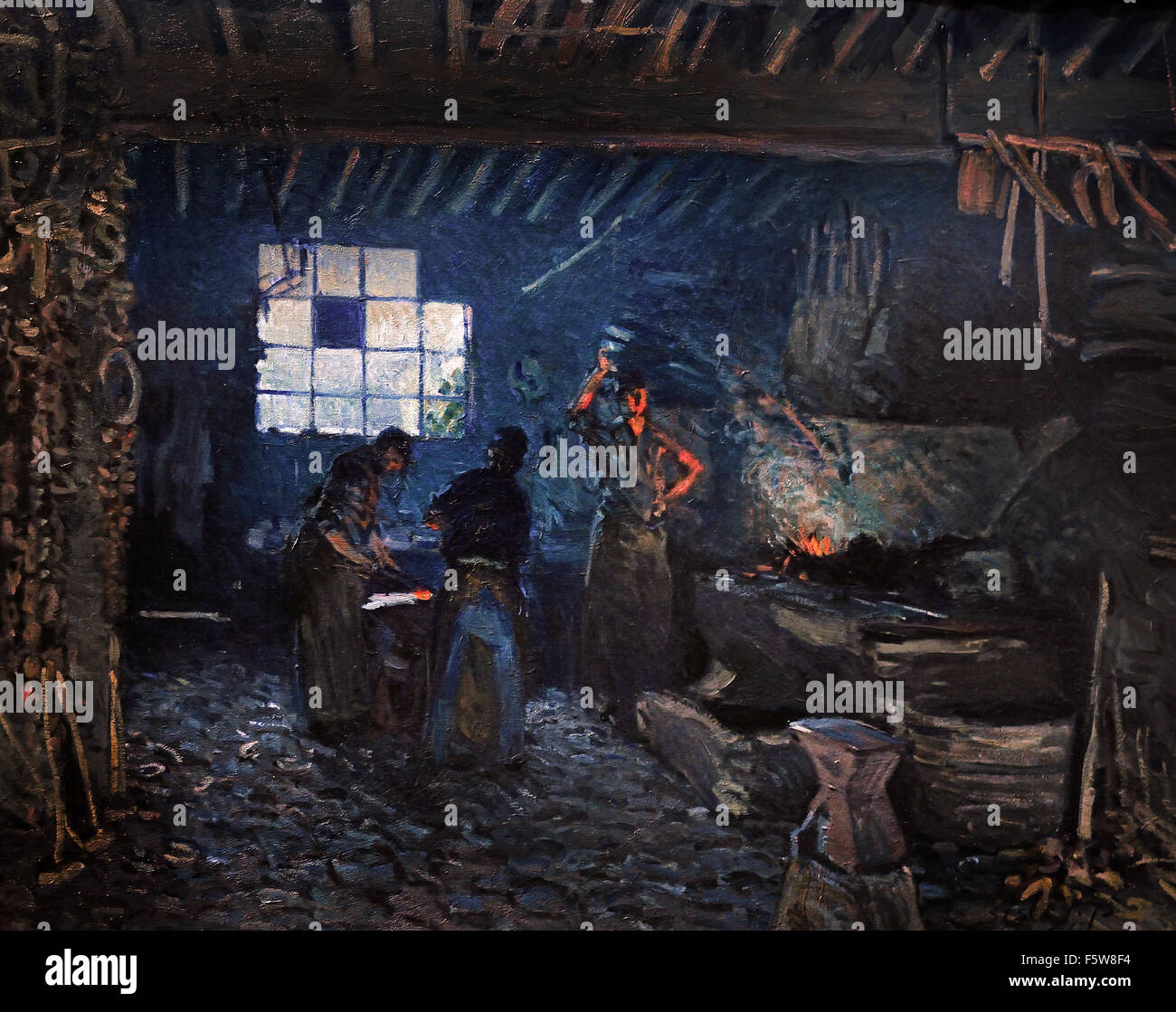 The forge in Marly-le-Roi 1875 Alfred Sisley 1839 - 1899 British ...