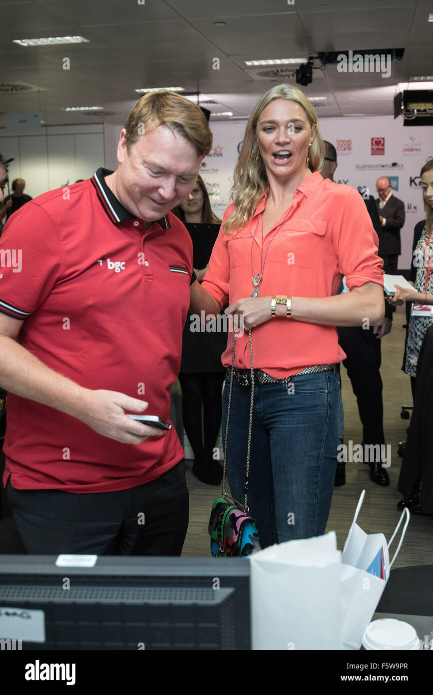 BGC Annual Global Charity Day held at Canary Wharf. Featuring: Jodie ...