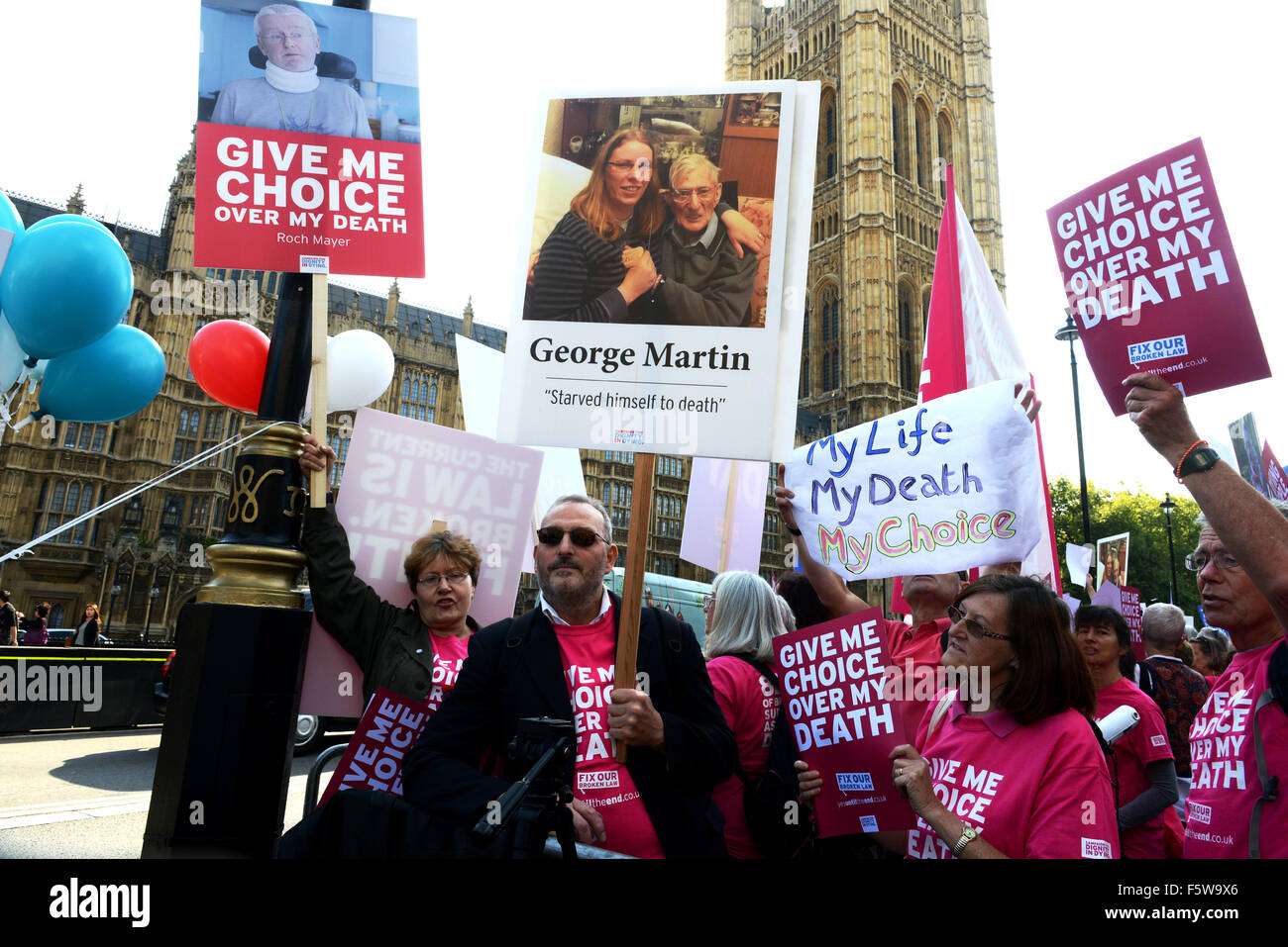 Assisted dying bill protest hi-res stock photography and images - Alamy