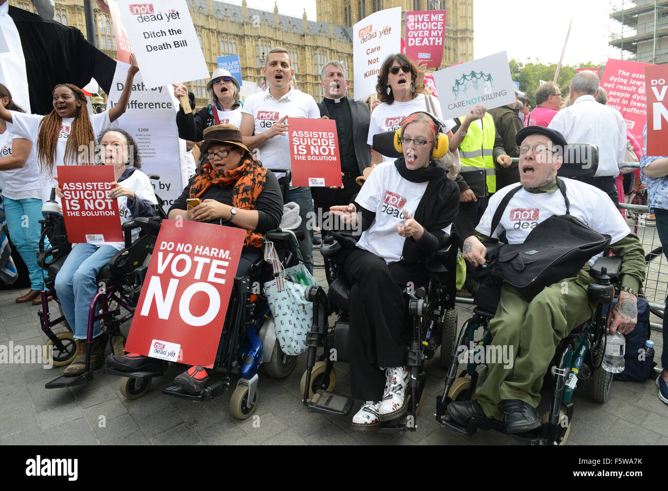 Assisted dying bill protest hi-res stock photography and images - Alamy