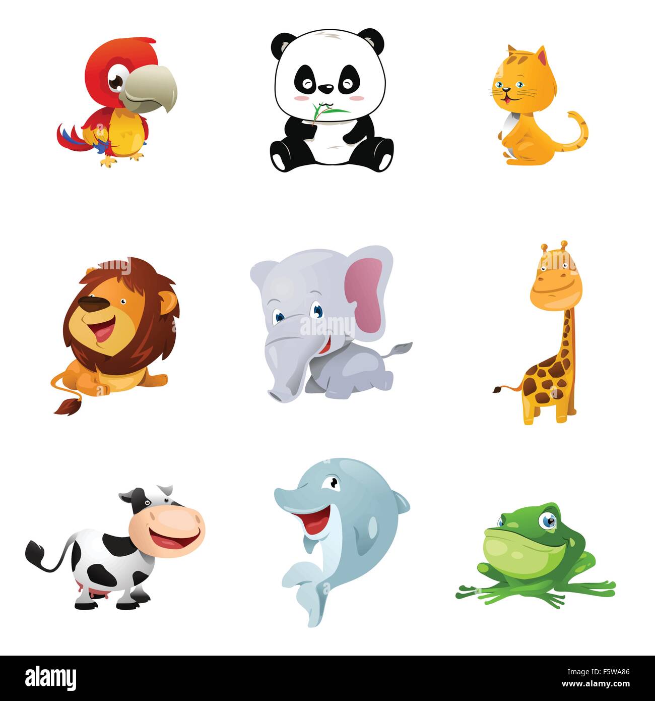 Animal icons Stock Vector Images - Alamy