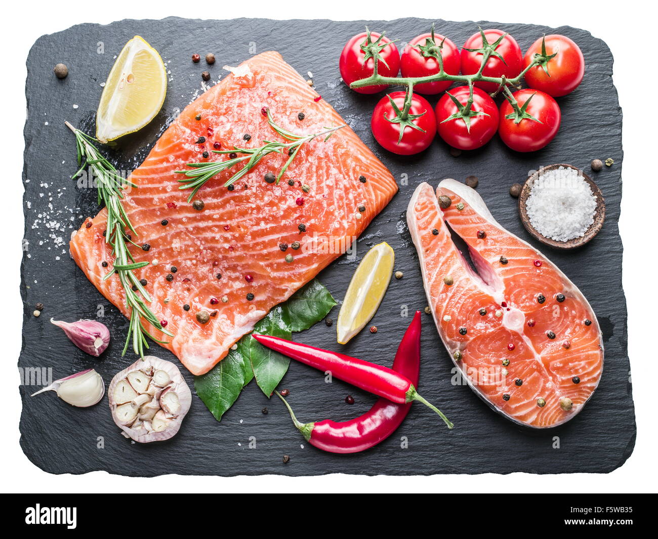 How to cut salmon fillet Cut Out Stock Images & Pictures - Alamy