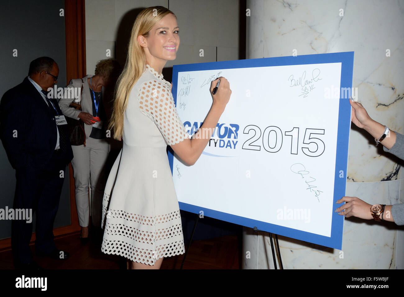 2015 Cantor Fitzgerald Charity Day - Arrivals Featuring: Petra Nemcova ...