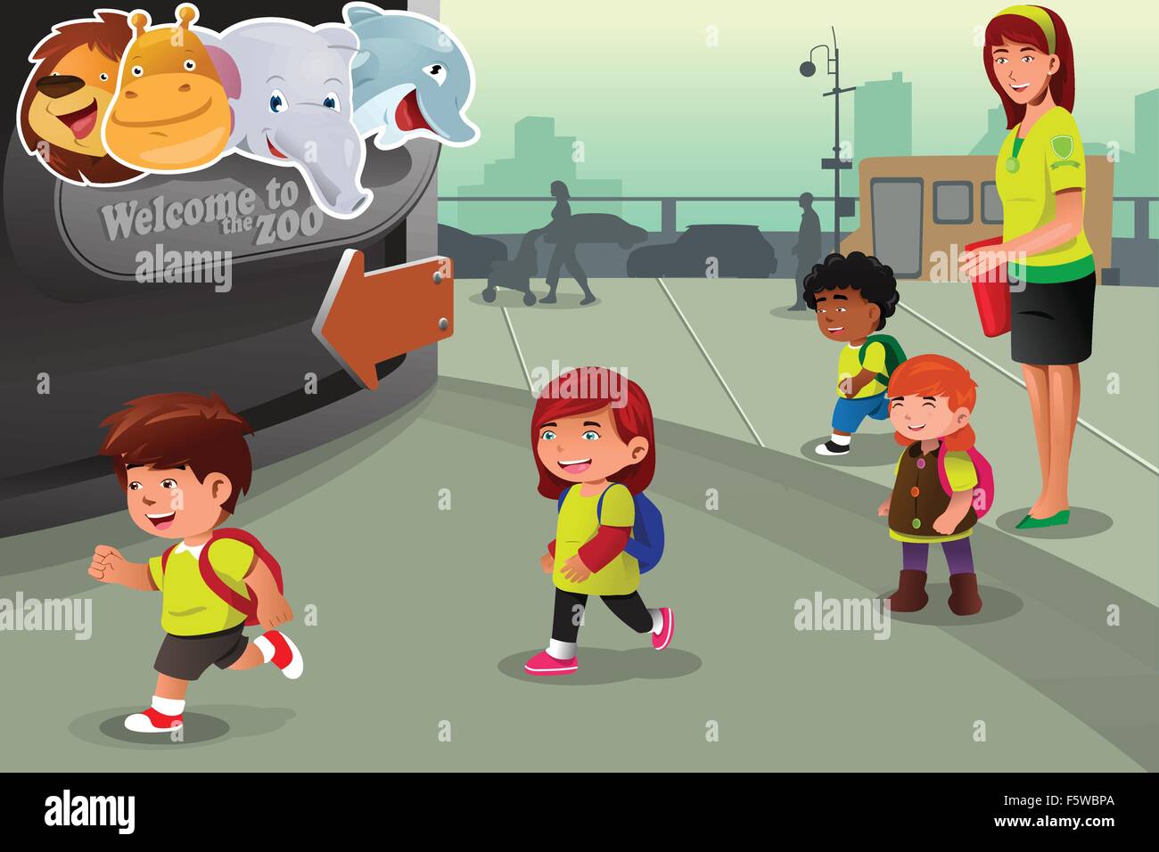 Zoo Field Trip Clip Art