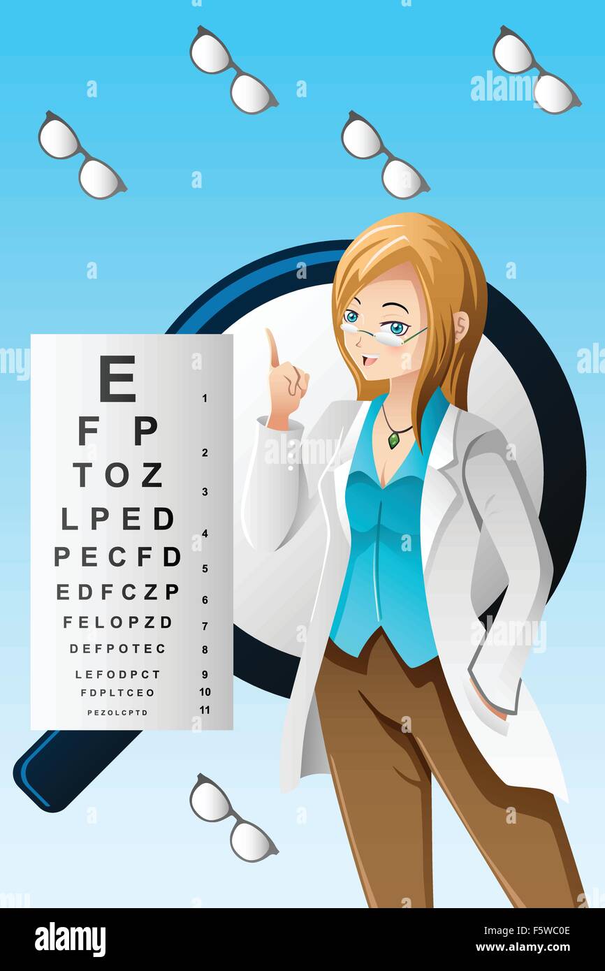 Optometrist Stock Vector Images - Alamy
