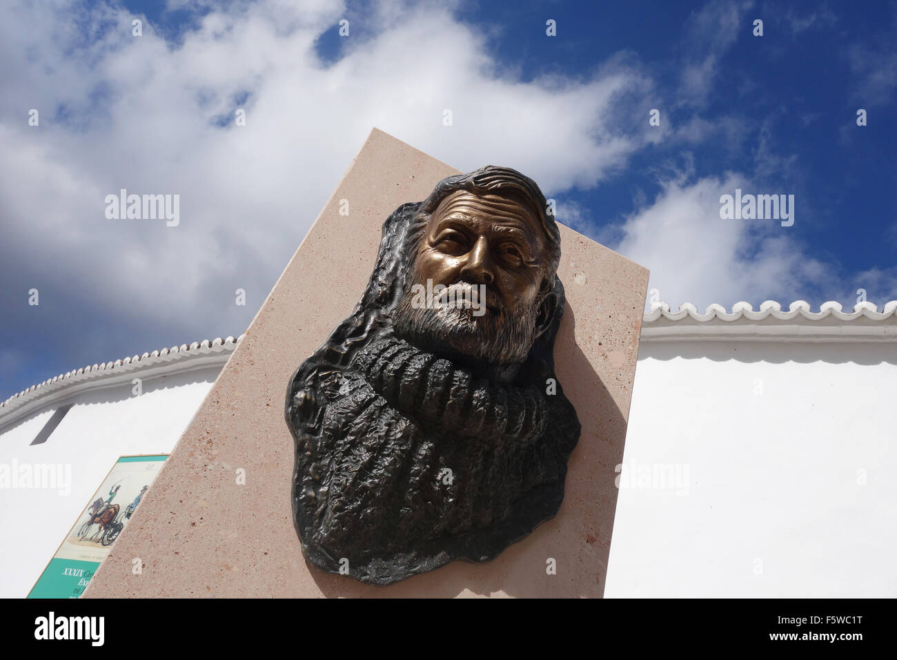 Ernest Hemingway bust in Ronda Spain Stock Photo - Alamy