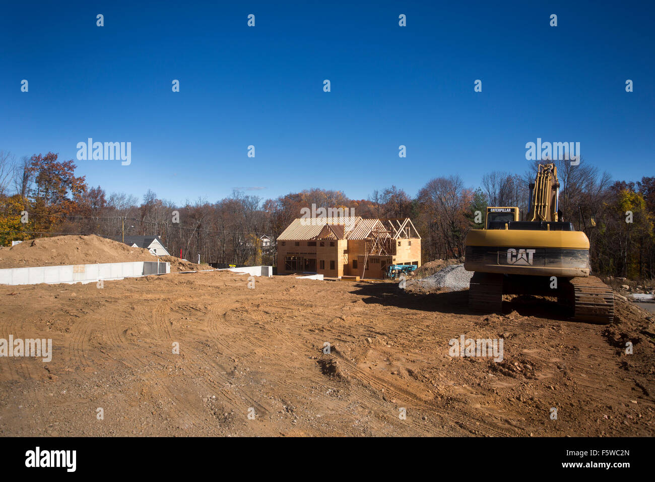 New home under construction Stock Photo - Alamy
