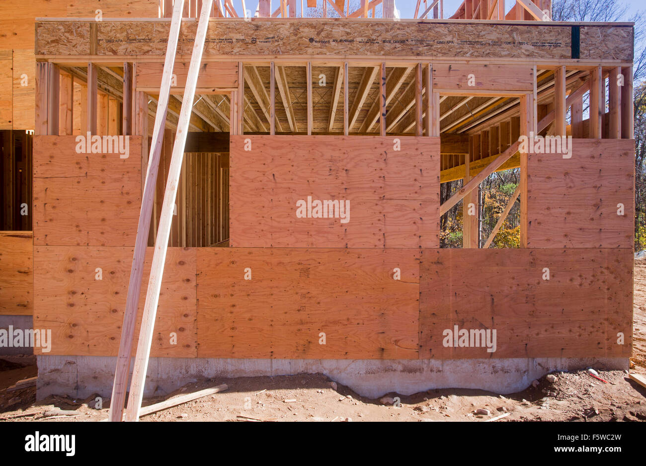 New home under construction Stock Photo - Alamy