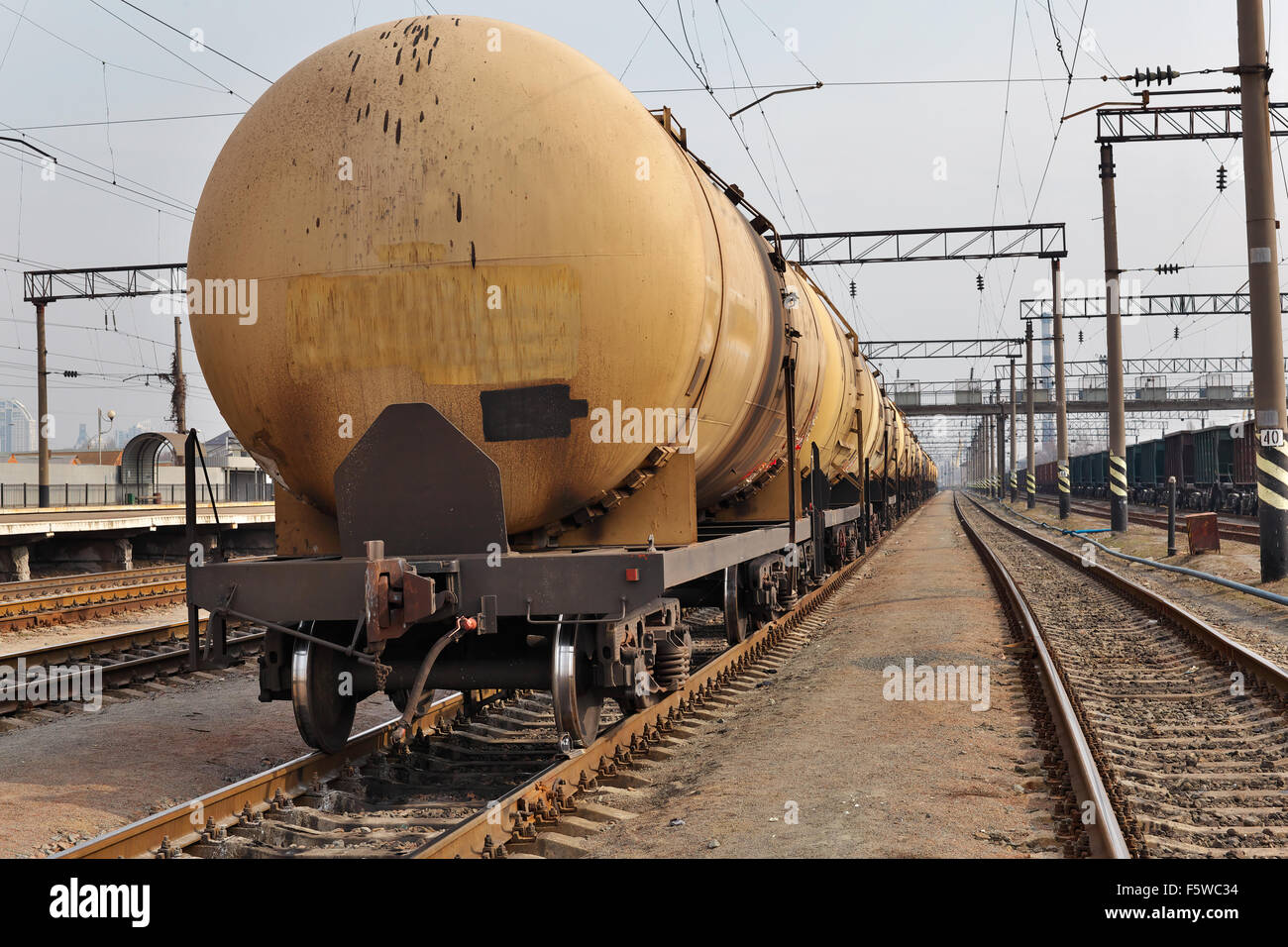 Rail tankers rail freight hi-res stock photography and images - Alamy