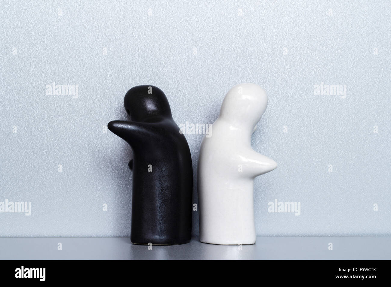 Two ceramic figures Stock Photo - Alamy