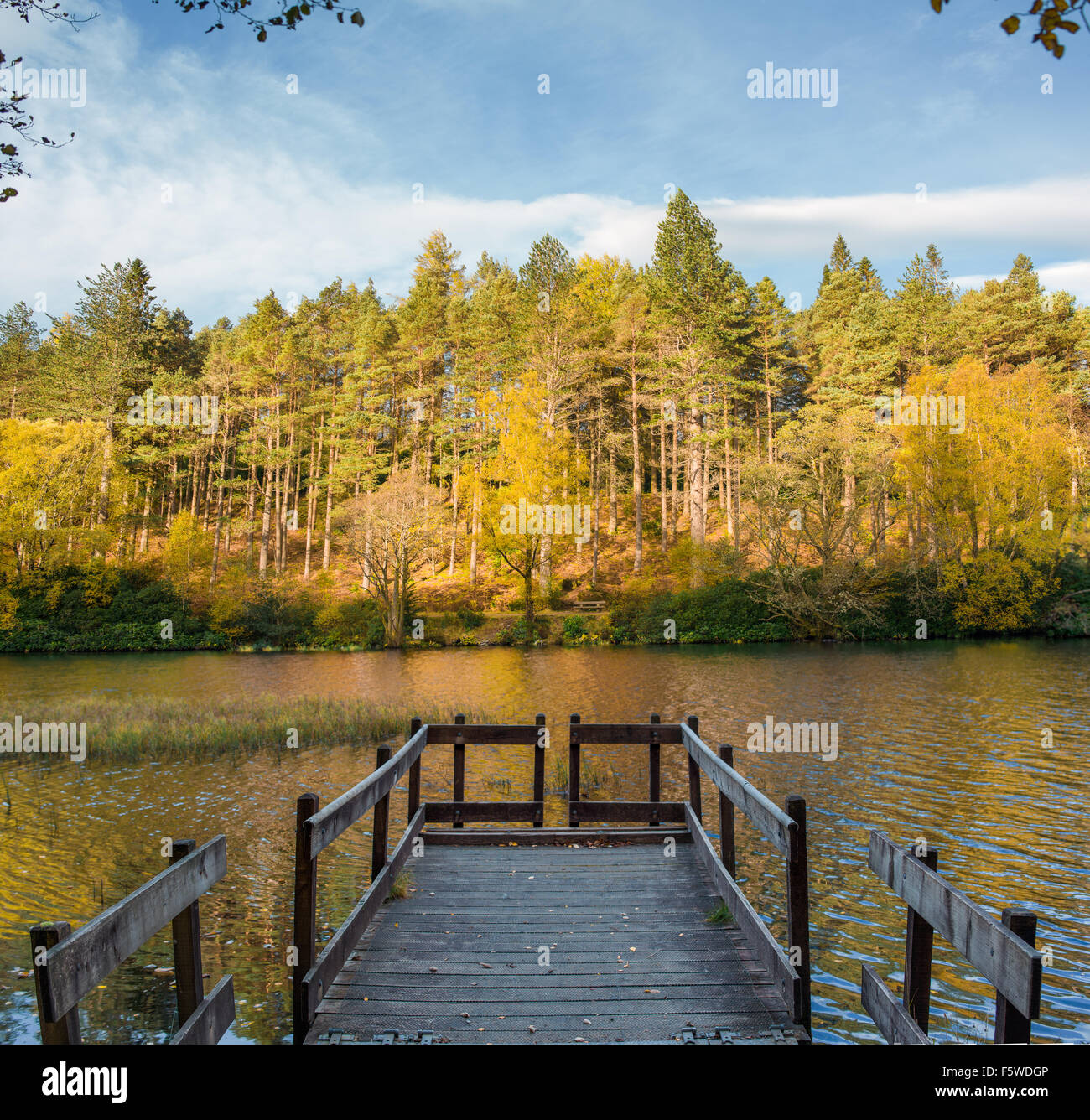 Loch Lochan, which sits just above the village of Glencoe, and near the ...