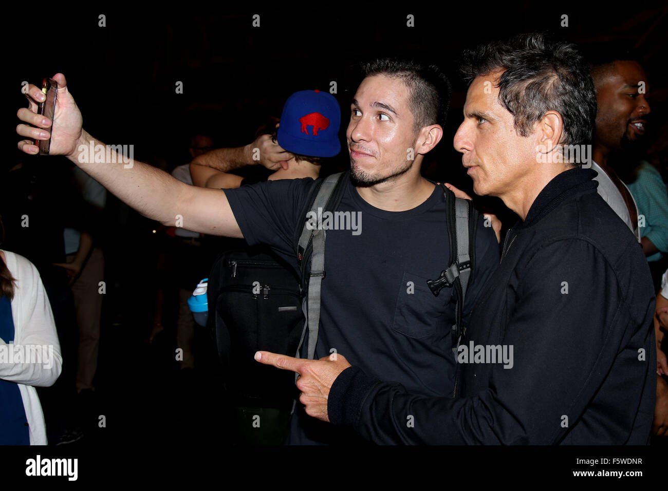 Backstage visit at the Broadway musical Hamilton at the Richard Rodgers ...