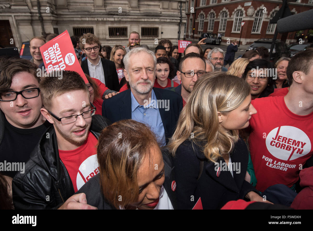 Labour Party leader election results announcement held at the Queen ...