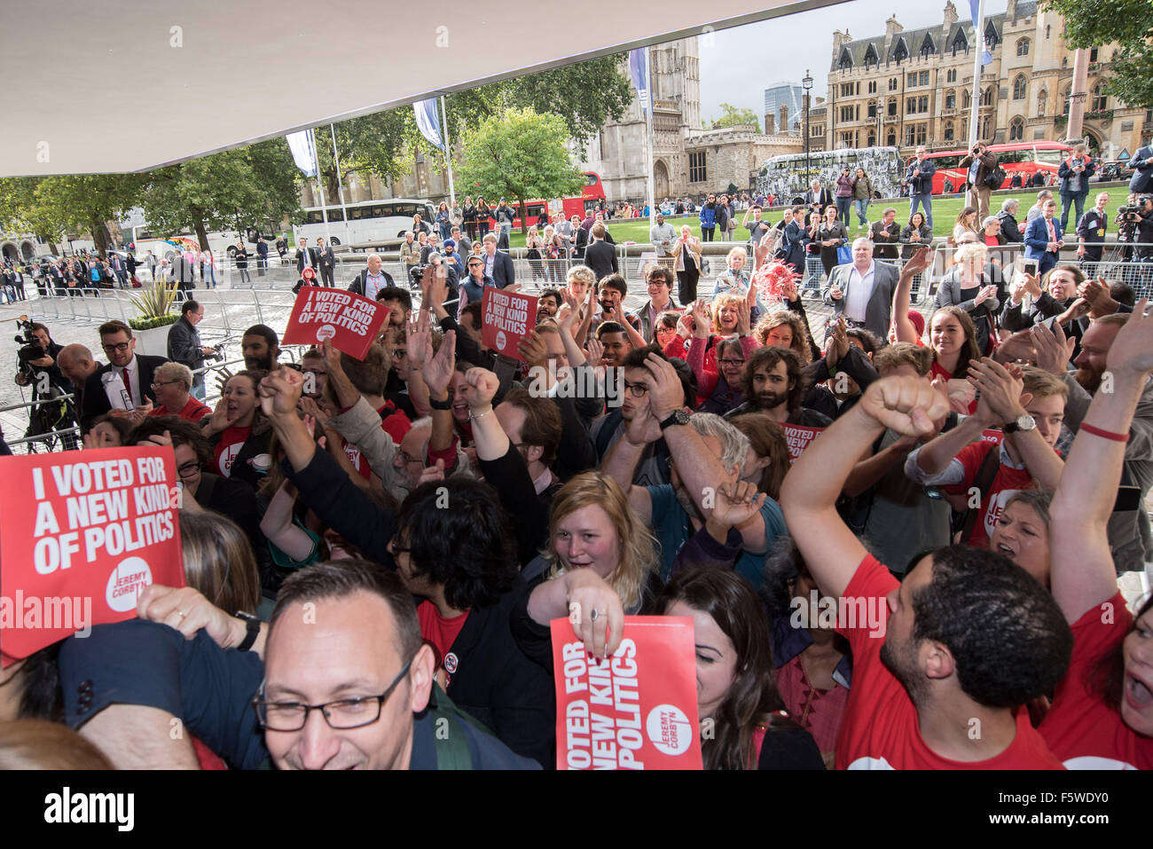 Labour Party leader election results announcement held at the Queen ...