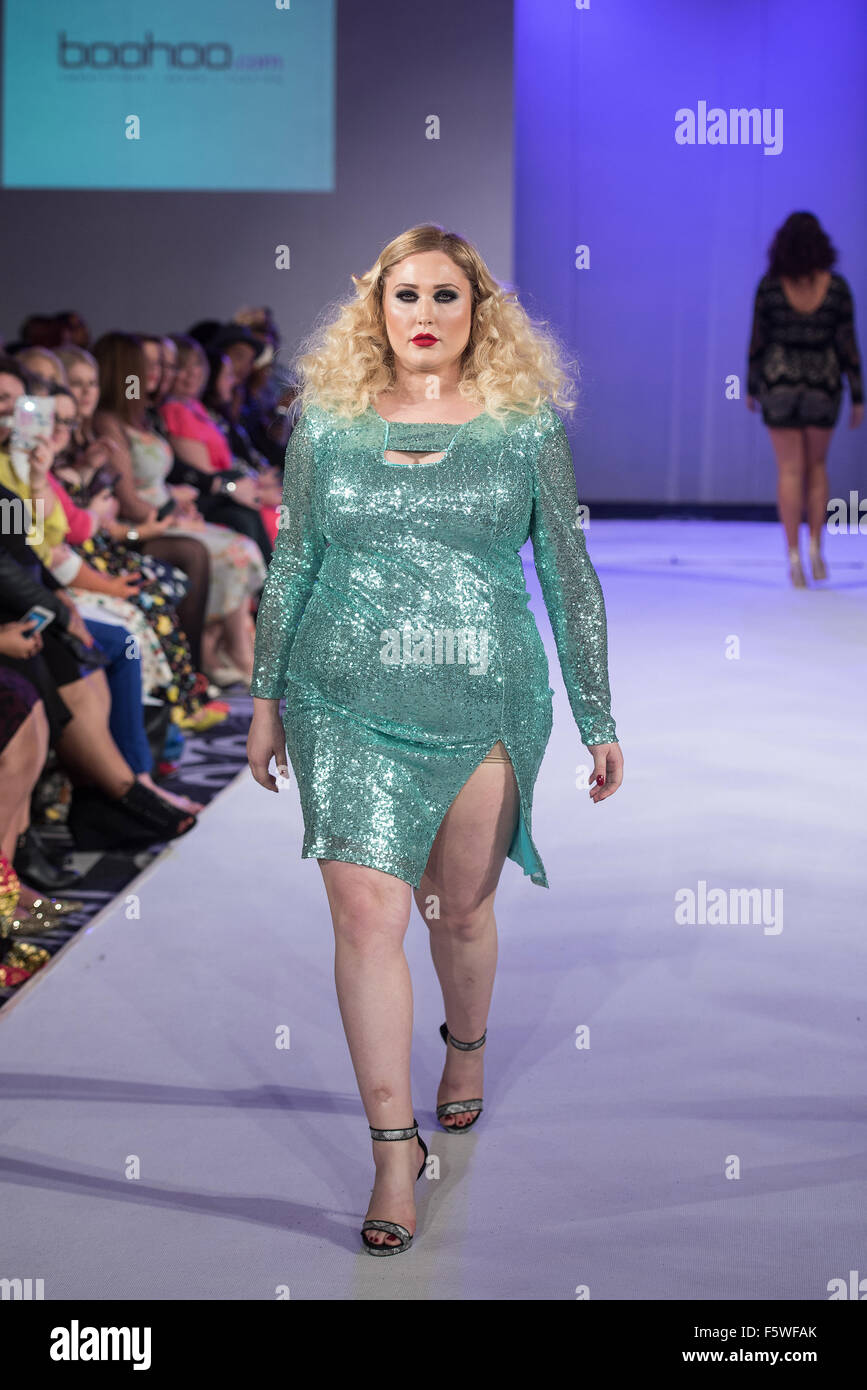 UK Plus Size Fashion Week - Catwalk show held at 8 Northumberland ...