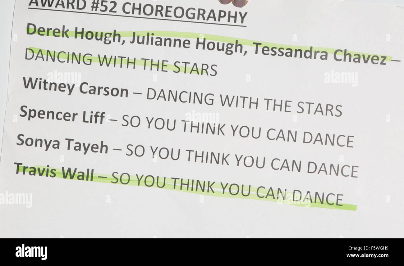 2015 Creative Arts Emmy Awards at Microsoft Theater- Press Room ...