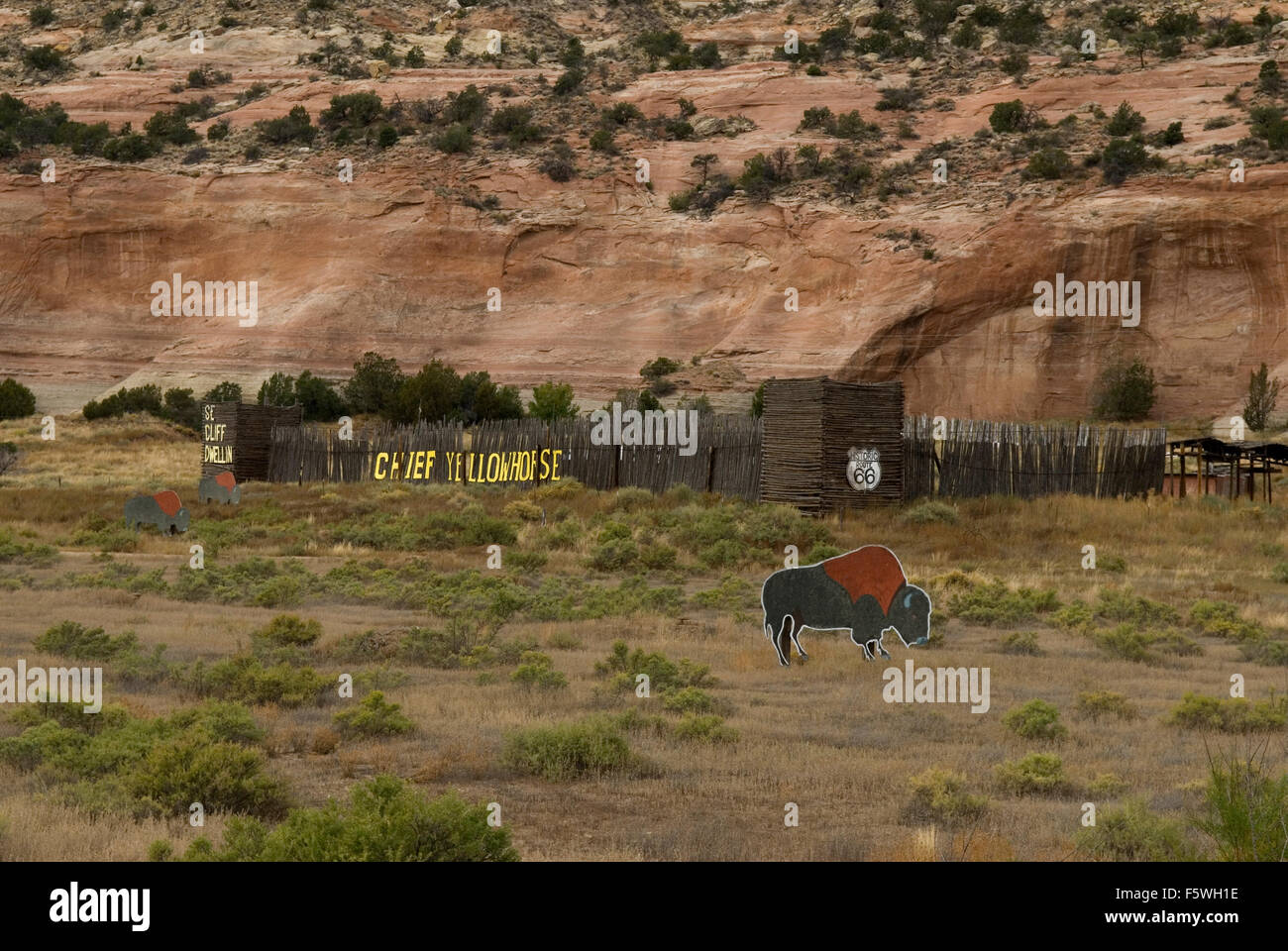 Chief Yellowhorse Trading Post Lupton Arizona USA Stock Photo - Alamy
