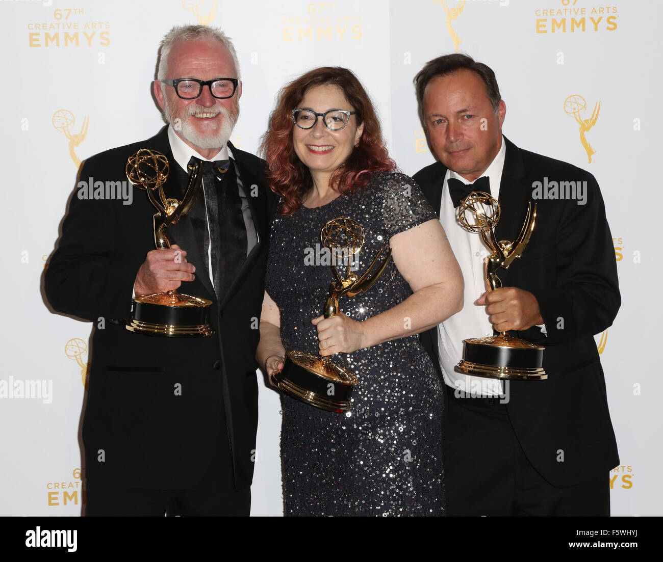 2015 Creative Arts Emmy Awards at Microsoft Theater- Press Room ...