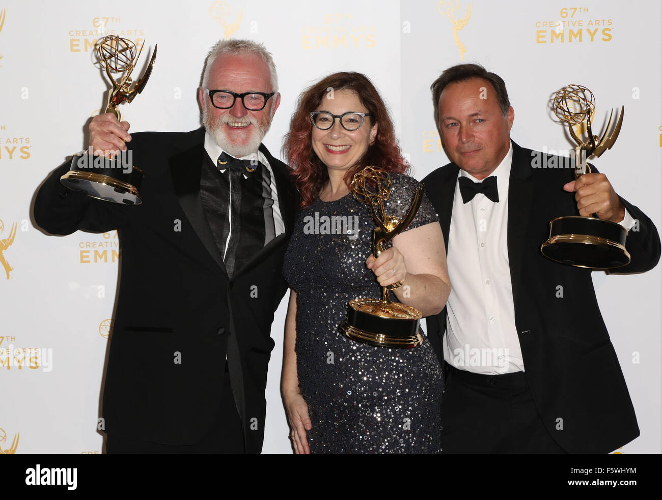 2015 Creative Arts Emmy Awards at Microsoft Theater- Press Room ...