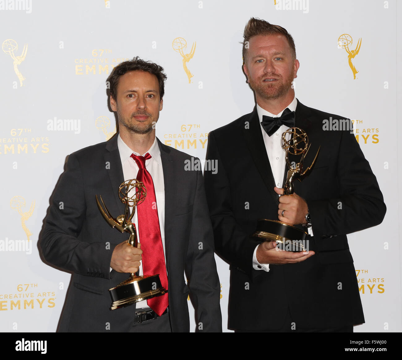 2015 Creative Arts Emmy Awards at Microsoft Theater- Press Room ...
