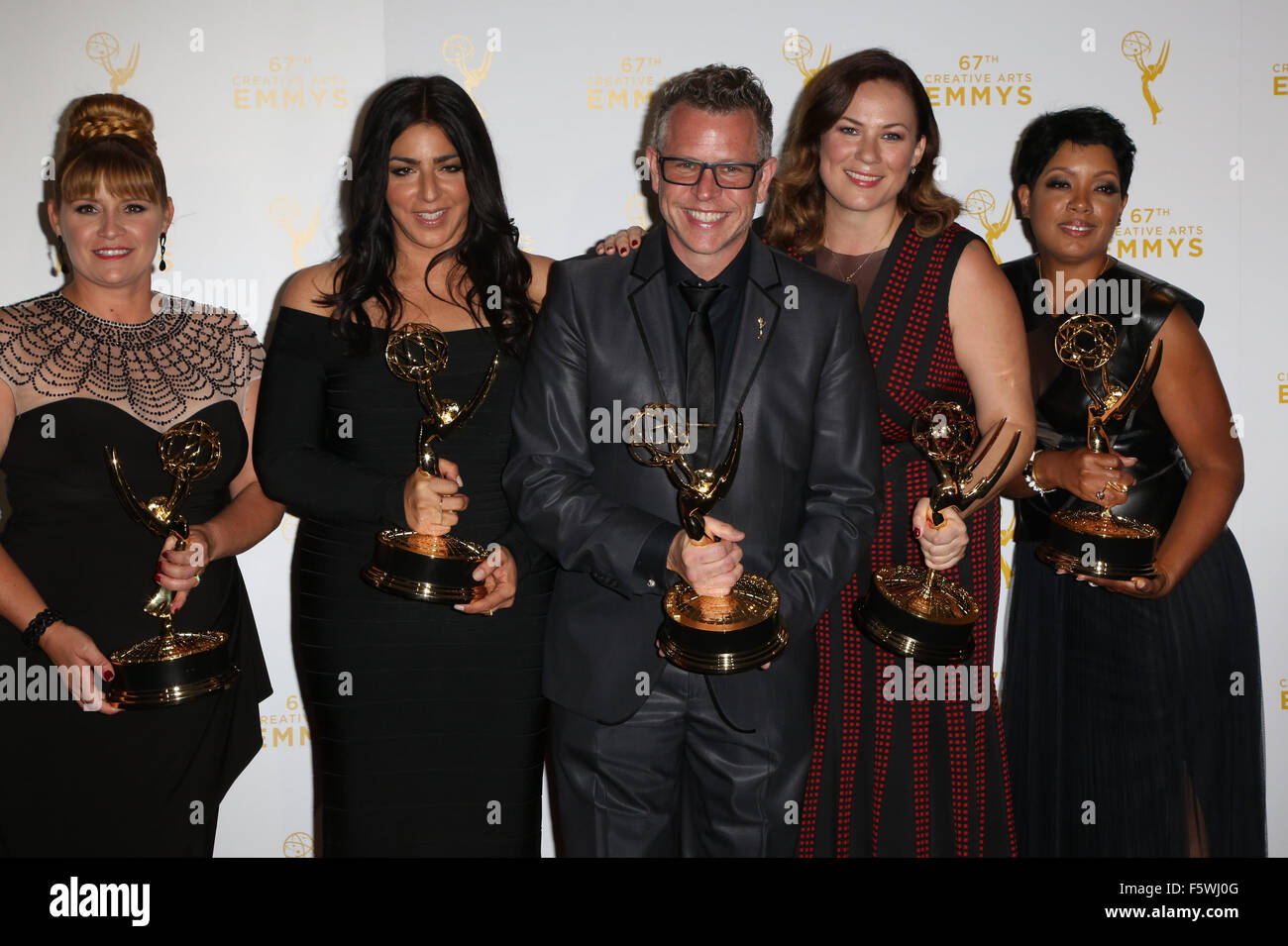 2015 Creative Arts Emmy Awards at Microsoft Theater- Press Room ...
