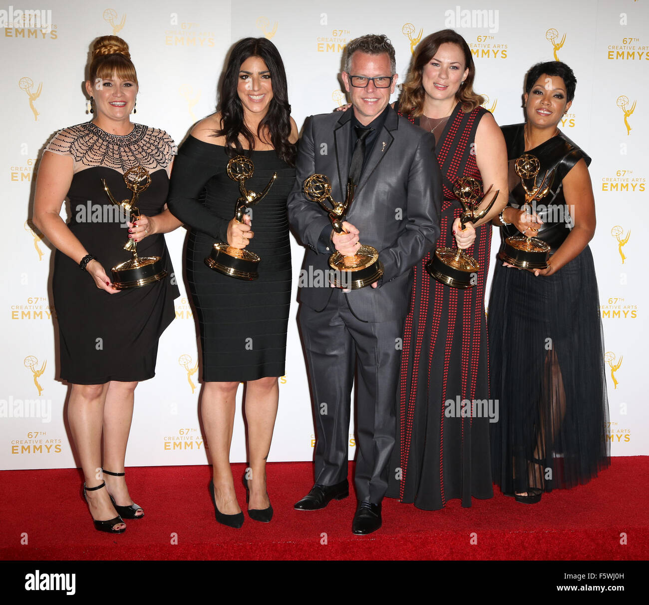 2015 Creative Arts Emmy Awards at Microsoft Theater- Press Room ...