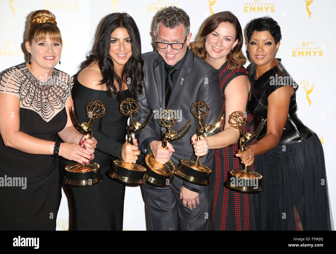 2015 Creative Arts Emmy Awards at Microsoft Theater- Press Room ...