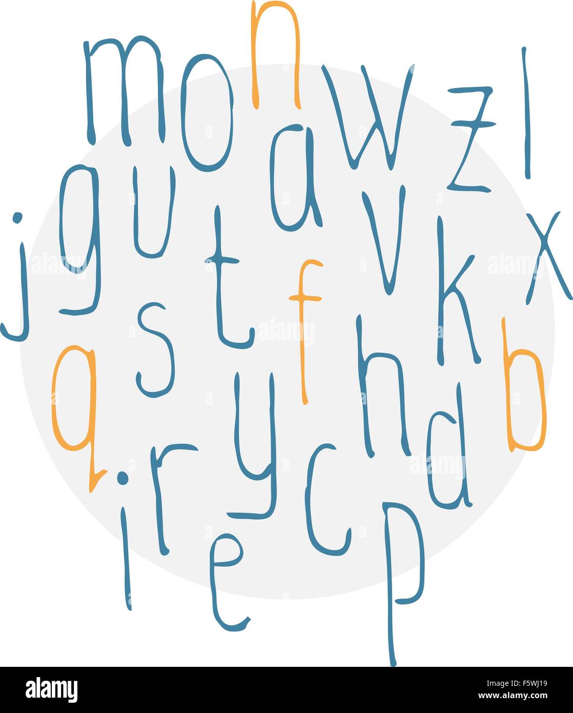 Hand drawn calligraphic font Stock Vector Image & Art - Alamy