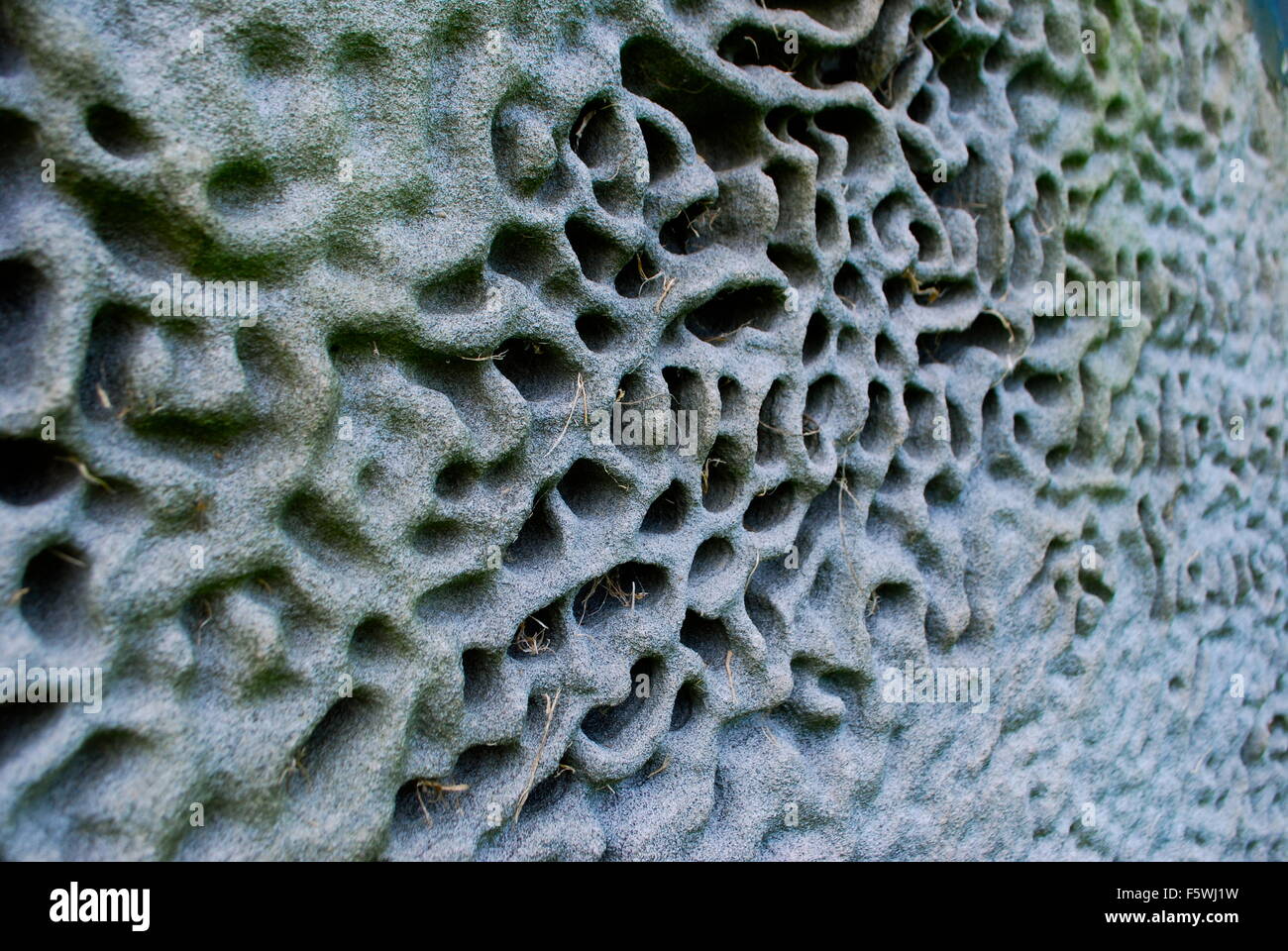 Strange texture on weathered gravestone Stock Photo - Alamy