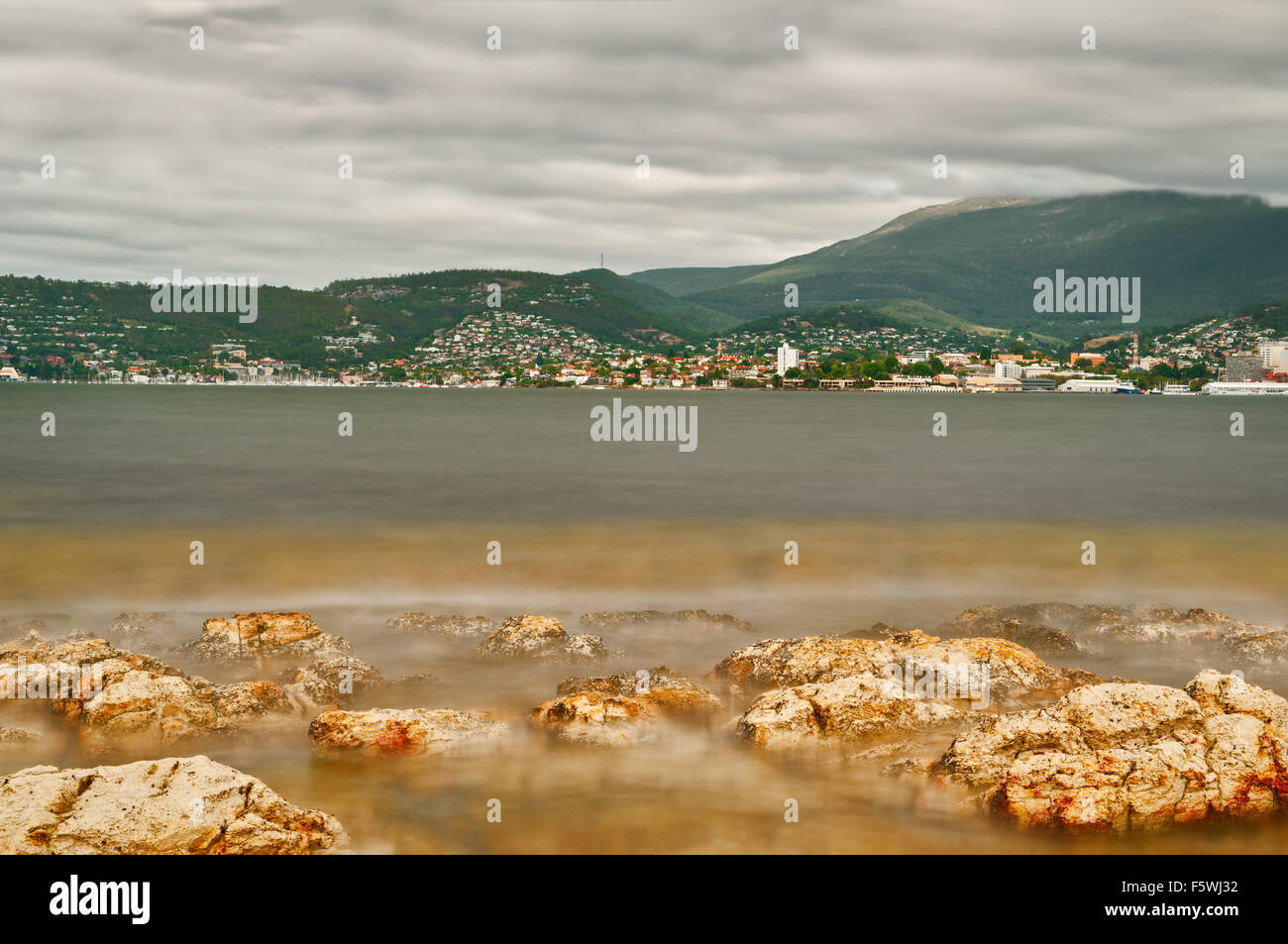 Australia tasmania view derwent river hi-res stock photography and ...