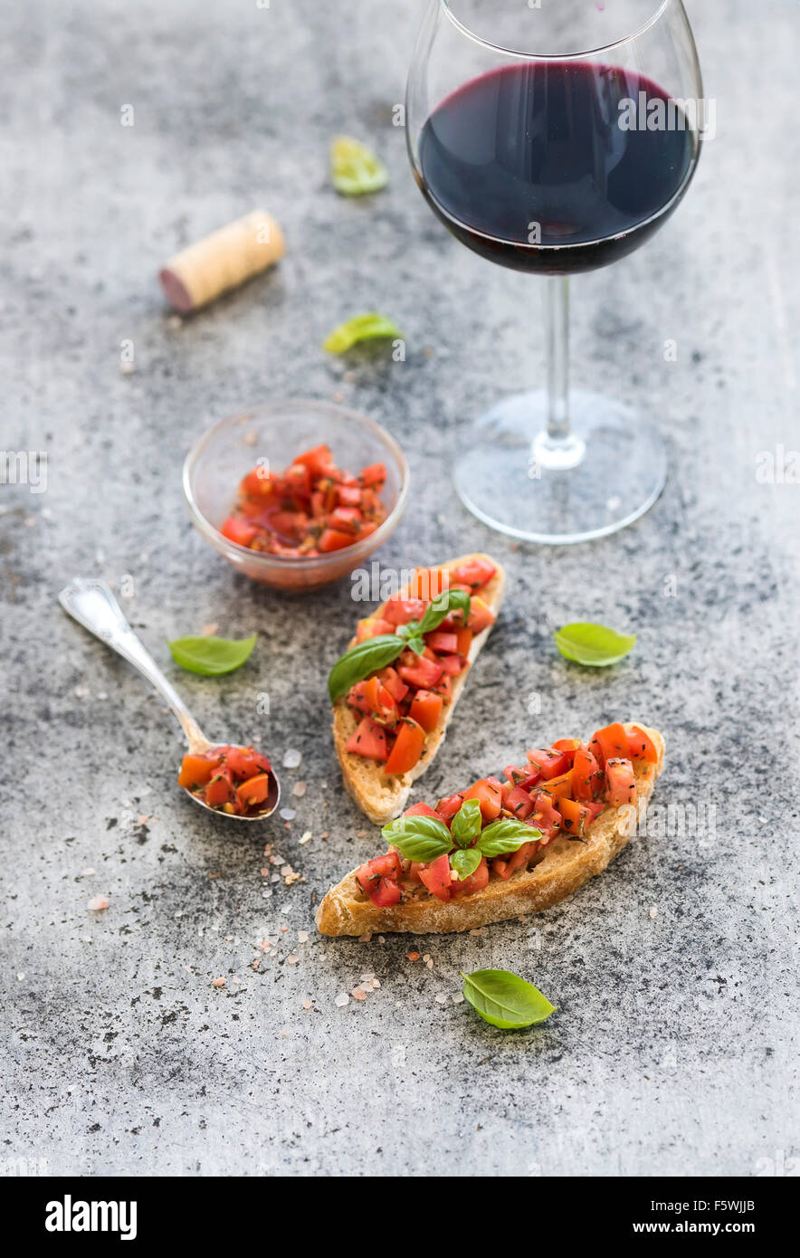 Canapes with red hi-res stock photography and images - Alamy