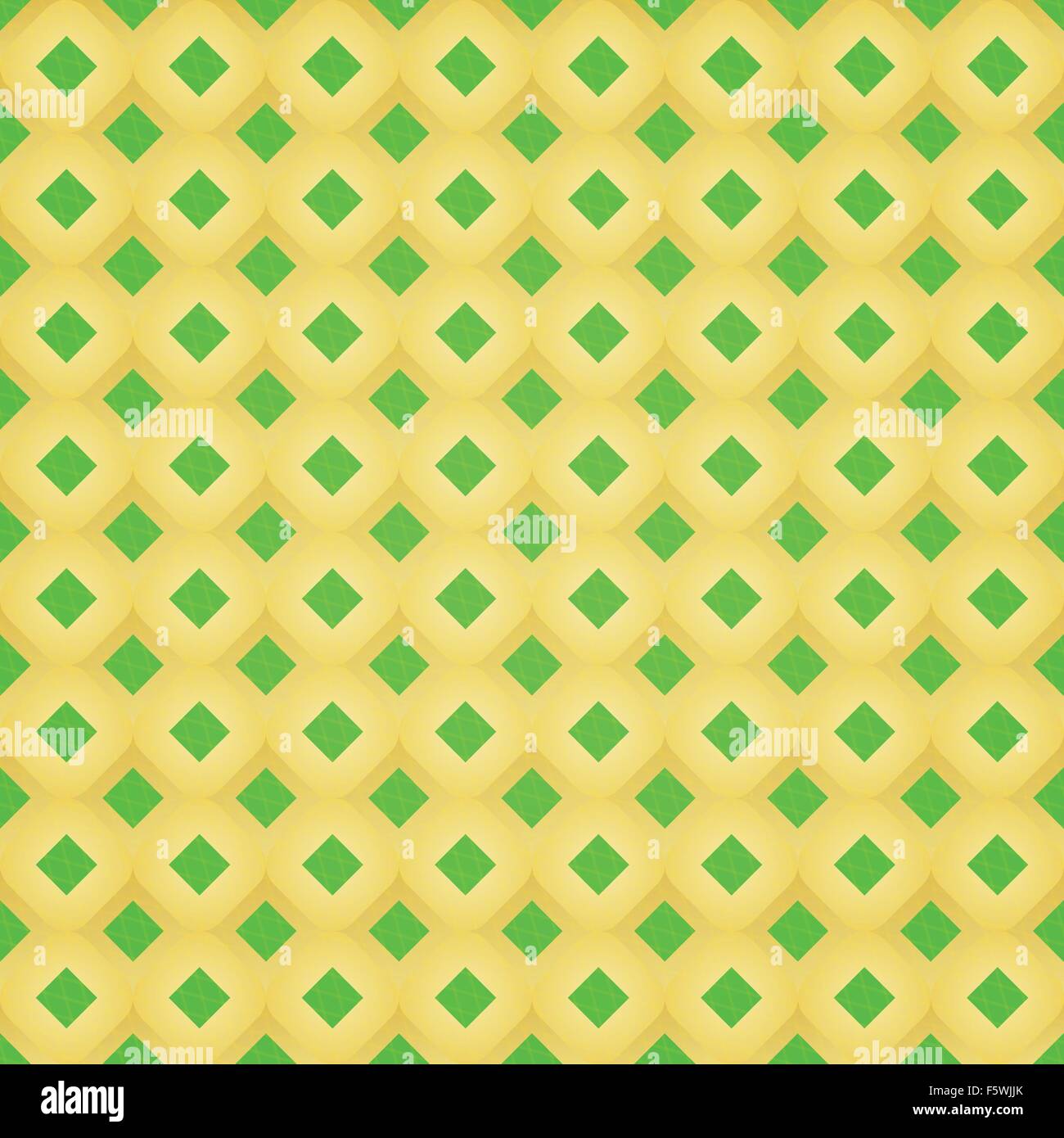 seamless pattern with vintage, geometric ornament and green diamonds ...