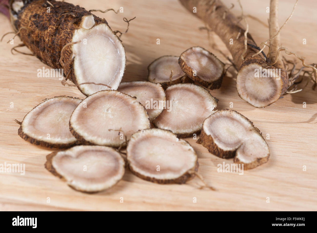Edible burdock, greater burdock, roots, root stock, Große Klette ...
