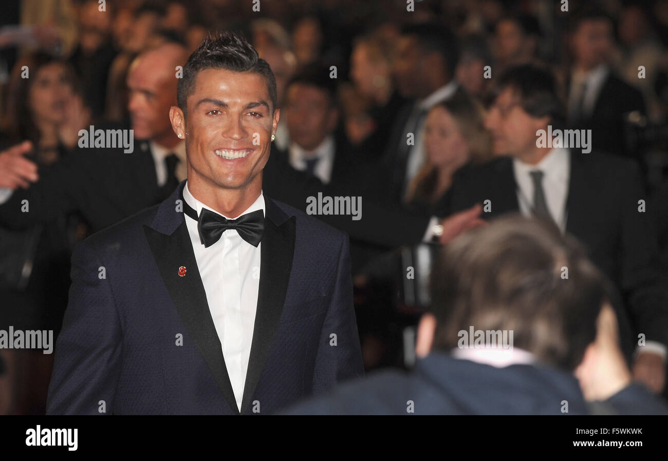 London, UK. 9th Nov, 2015. Cristiano Ronaldo attends the World Premiere ...