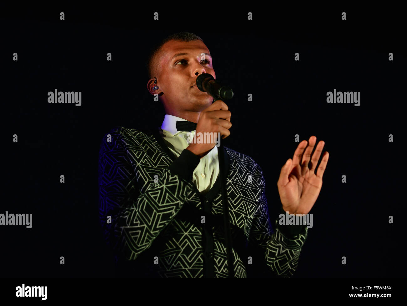Stromae performs live in concert at the James L. Knight Center ...