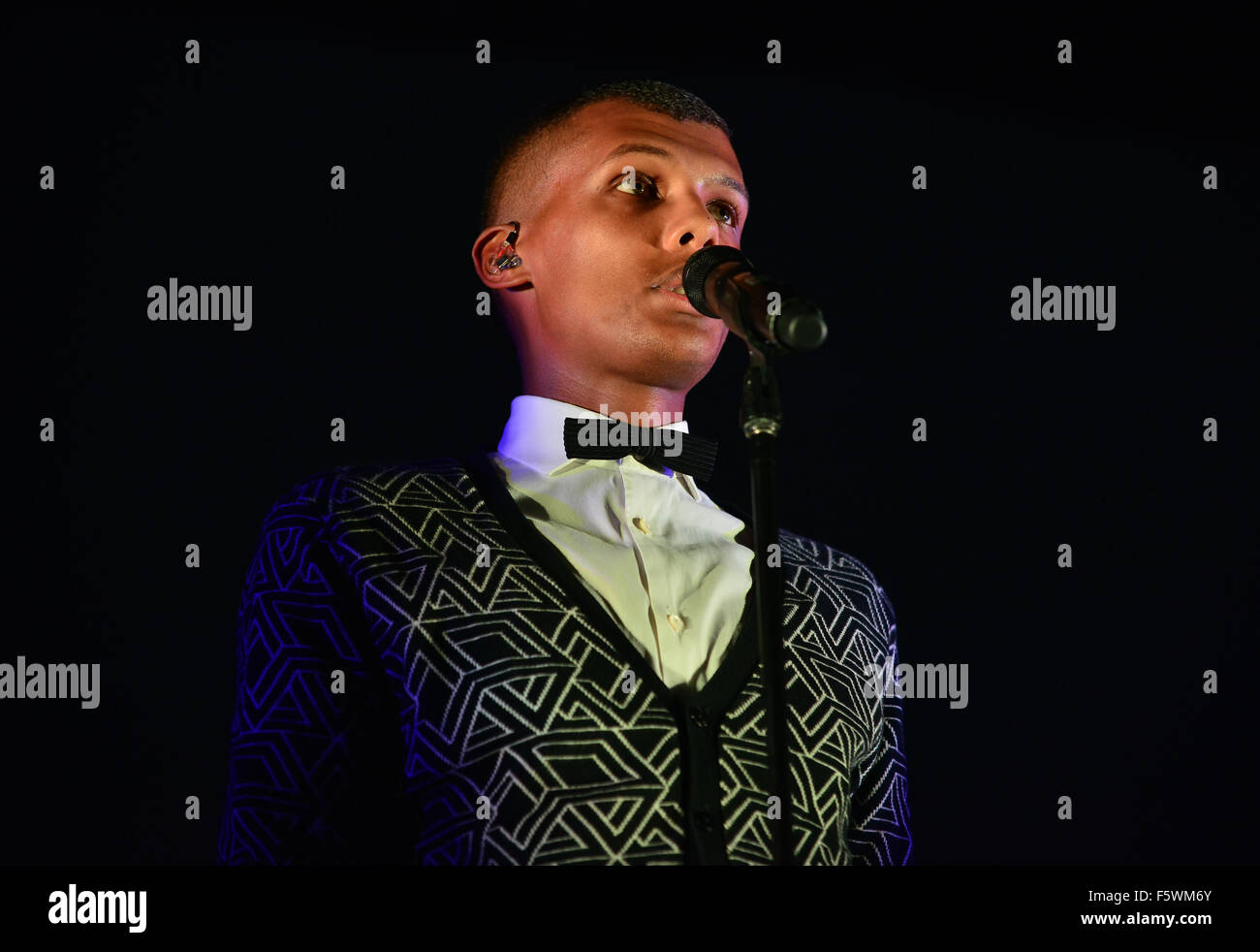 Stromae performs live in concert at the James L. Knight Center ...