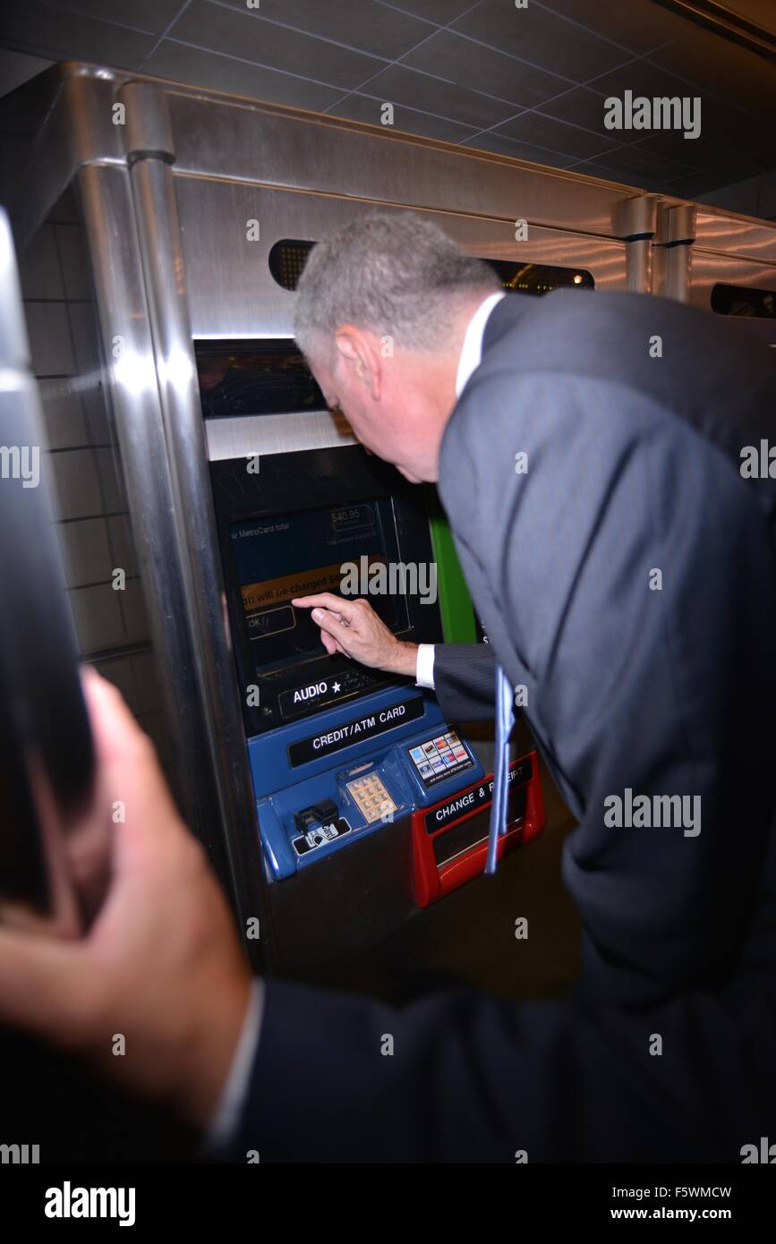 Mayor Deblasio opens the 7 train Extension Featuring: Mayor Deblasio ...